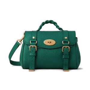 Mulberry Mulberry Mini Alexa Satchel Bag Malachite