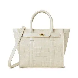 Mulberry Mulberry Mini Zipped Bayswater Eggshell