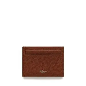 Mulberry Credit Card Slip - Oak Small Classic Grain