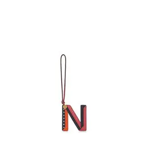 Mulberry Tri-colour Leather Keyring Midnight