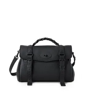 Mulberry Alexa Satchel - Black-black