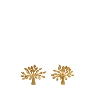 Mulberry Mulberry Tree Stud Earrings Brass