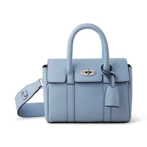 Mulberry Mini Bayswater Poplin Blue