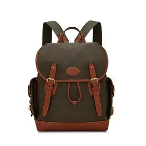 Mulberry Mulberry Heritage Backpack Mole & Cognac Bioveg Scotchgrain