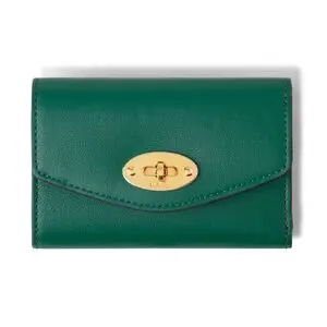 Mulberry Darley Folded Multi-card Wallet Malachite