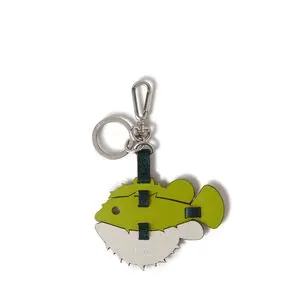 Mulberry Puzzle Keyring Acd Grn-mul Grn-chlk