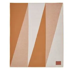 Mulberry Colour Block Blanket Teak-cream