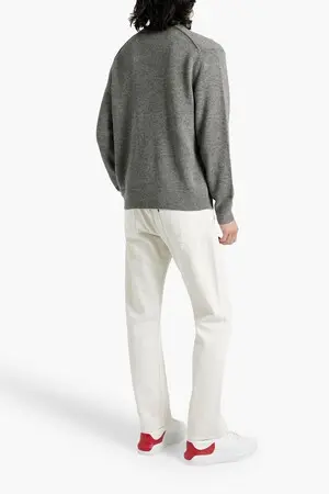 ALEX MILL Cashmere Polo Sweater Green S