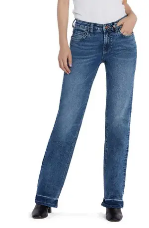 HINT OF BLU Mid-rise Boyfriend Jeans - Art Blue