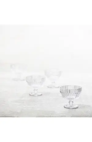FORTESSA Archie Set Of 6 Footed Dessert Bowls