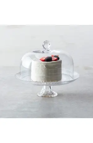 FORTESSA Jupiter Domed Glass Cake Stand