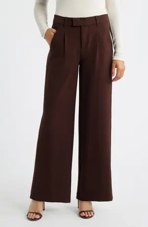 Wit & Wisdom Ab'solution Skyrise Wide Leg Trousers - Chocolate Truffle
