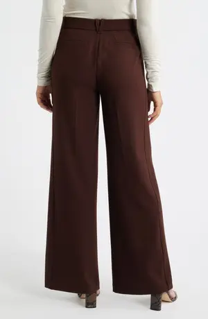 Wit & Wisdom Ab'solution Skyrise Wide Leg Trousers - Chocolate Truffle