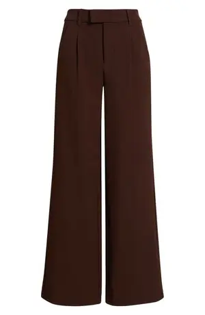 Wit & Wisdom Ab'solution Skyrise Wide Leg Trousers - Chocolate Truffle