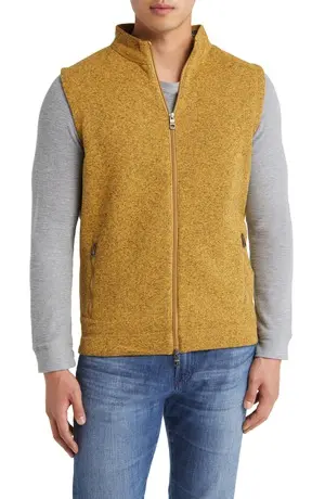 Peter Millar Crown Sweater Fleece Zip-up Vest