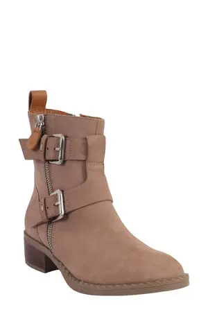 Gentle Souls Stacked Heel Booties