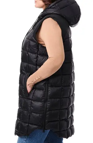 Bernardo Long Quilted Vest