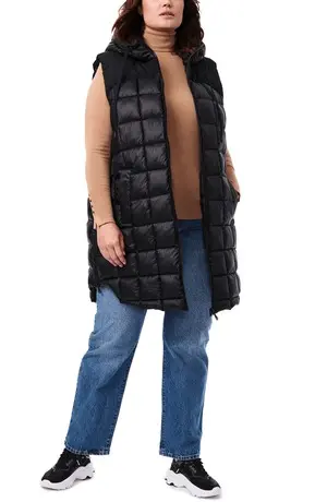 Bernardo Long Quilted Vest