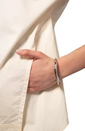 Alexis Bittar Molten Bangle Bracelet - Silver