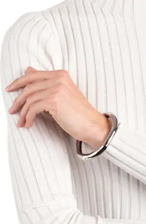 Alexis Bittar Molten Bangle Bracelet - Silver