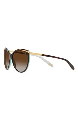 Ralph Lauren 59mm Gradient Cat Eye Sunglasses