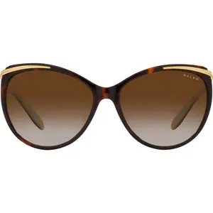 Ralph Lauren 59mm Gradient Cat Eye Sunglasses - Brown Gradient