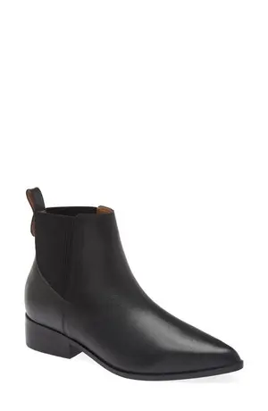 FRANKIE4 Nina Pointed Toe Chelsea Boot - Black