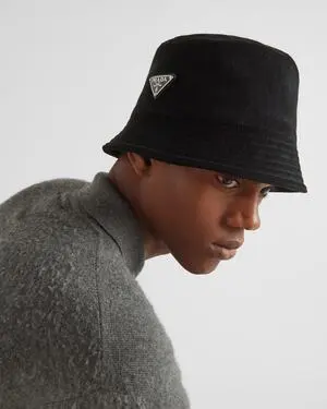Prada Corduroy Bucket Hat