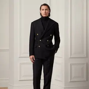 Ralph Lauren Gregory Hand-tailored Linen-silk Trouser