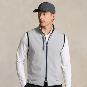 Ralph Lauren Hybrid Full-Zip Vest Andover Heather