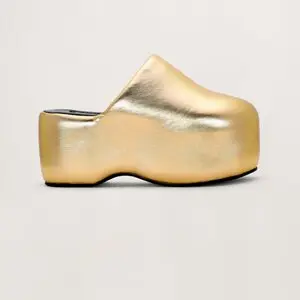 SIMONMILLER Platform Bubble Clog In Star Gold - Gold