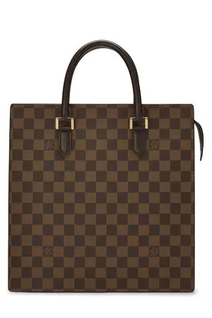 LOUIS VUITTON Damier Ebene Venice Tote - Brown