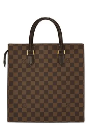 LOUIS VUITTON Damier Ebene Venice Tote - Brown