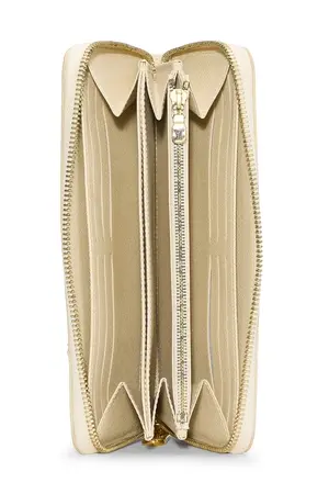 LOUIS VUITTON Damier Azur Zippy Continental Wallet - White