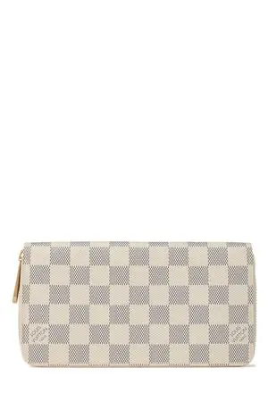 LOUIS VUITTON Damier Azur Zippy Continental Wallet White