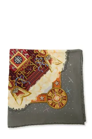 Hermès Multicolor 'la Magie' Silk Scarf 90