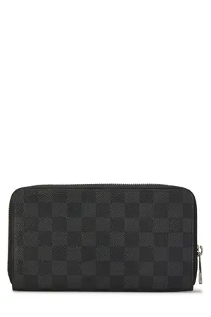 LOUIS VUITTON Damier Graphite Zippy Organizer - Black