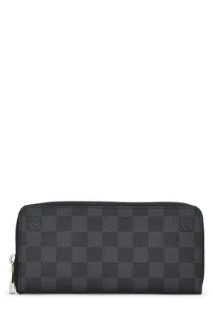 LOUIS VUITTON Damier Graphite Zippy Organizer - Black