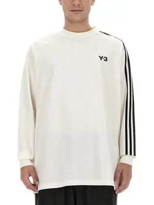 Adidas T-shirt With Logo White