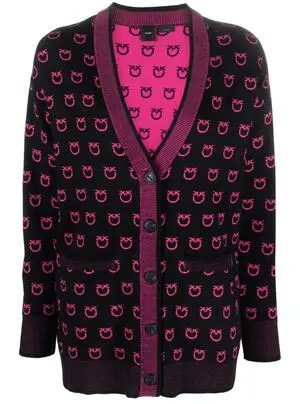 Pinko BOUCLÉ RHINESTONE CARDIGAN Zw1