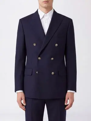 GOLDEN GOOSE Double Breasted Blazer - Blue