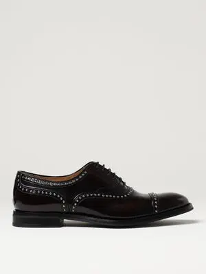 Church's Oxford In Brushed Leather With Studs