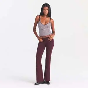 SKIMS Cotton Jersey Foldover Pant - Currant