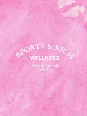 Sporty & Rich Wellness Studio Tie-dye T-shirt