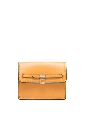Michael Kors Small Hamilton Legacy Leather Wallet - Yellow
