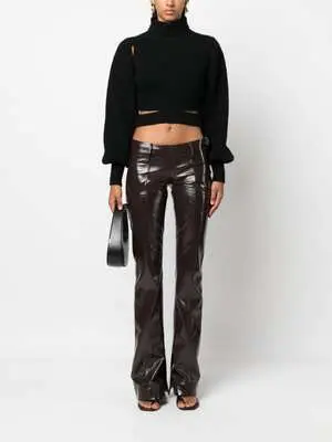 ANDREĀDAMO Roll-neck Knit Jumper - Black
