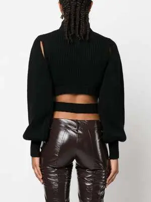 ANDREĀDAMO Roll-neck Knit Jumper - Black