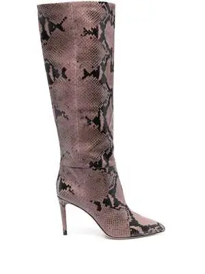 Paris Texas 90mm Crocodile-embossed Boots