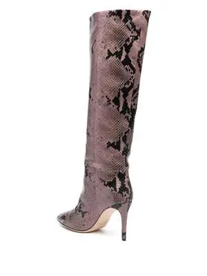 Paris Texas 90mm Crocodile-embossed Boots