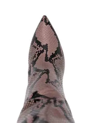 Paris Texas 90mm Crocodile-embossed Boots